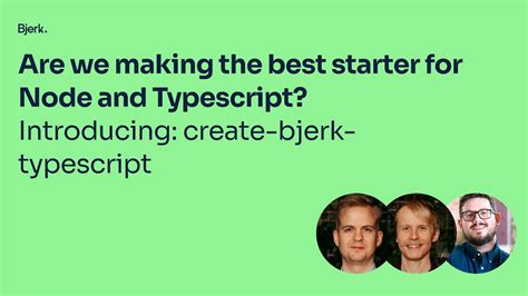 Introduction To Our Boilerplate Create Bjerk Typescript Youtube
