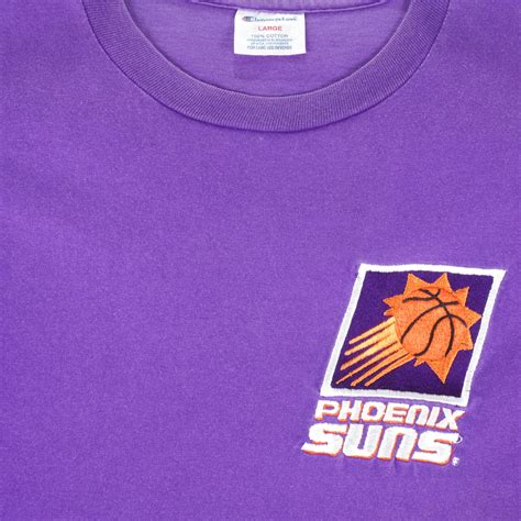 Vintage Champion Phoenix Suns Embroidered T Shirt 1990s Large