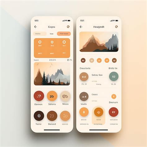 Premium Photo Mobile App Layout Design Of Menstrual Cycle Tracker
