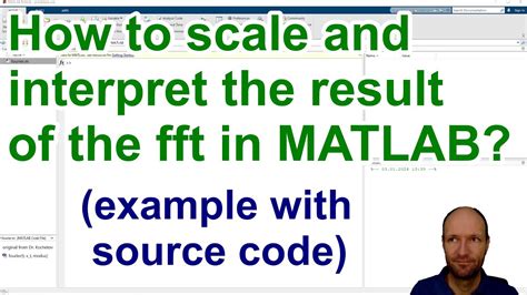 How To Scale The Result Of The Fft Fast Fourier Transform And How