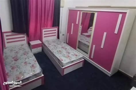 غرف نوم شباب جميع الالوان متوفره عرض لاسبوع من المصنع الكميه محدوده