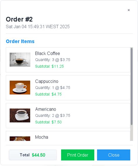 Java Cafe Shop Management System Source Code C Javaphp Programming Source Code