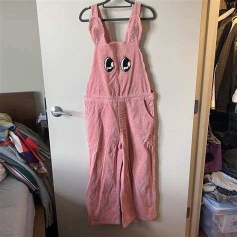 Lazy Oaf Pink Esther Bunnyrees Overall Size Uk Depop