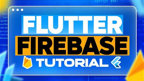 Flutter Firebase Tutorial For Beginners Flutterfire Course Firebase Auth Firestore Db