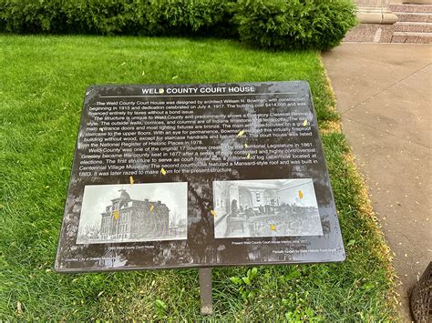 Historic Sign Weld County Courthouse Greeley Colorado Flickr