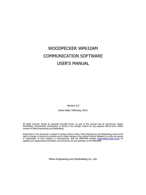 Wp632am Com Software Manual Ver2 0 Pdf Microsoft Windows
