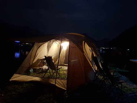 남양주 북한강변 오지캠핑노지캠핑