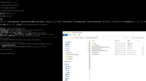Net Core第3天使用cli來創建net Core專案專案架構解析