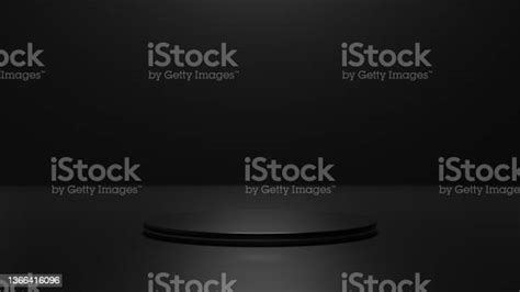 기하학적 형태의 추상적 최소 장면입니다 검은 색 배경에 롤러 연단 제품 프리젠 테이션 모의 제품 쇼 연단 무대 받침대 또는 플랫폼 0명에 대한 스톡 사진 및 기타 이미지