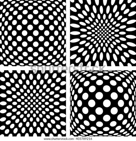 Convex Concave Patterns Set Vector Art Stock Vector Royalty Free