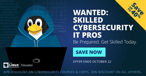 Save 40 On Cybersecurity Courses And Certifications Linux Foundation Education
