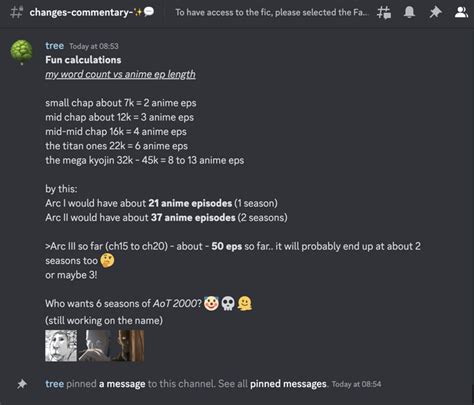 Fun Calculations My Aot Sequel Fic Has Reached 400k Words About 3