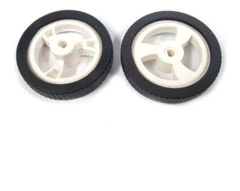 Par De Llantas Para Micromotorreductor N X Mm Arduino