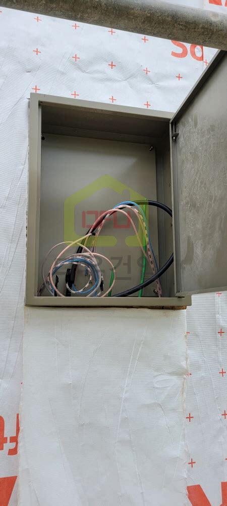 내부 설비 및 내부 전기 배선 작업 현장갤러리 목조주택전문 다우건업