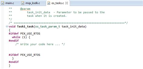 How To Create An Mqx Rtos For Ksdk Project With Processor Expert In