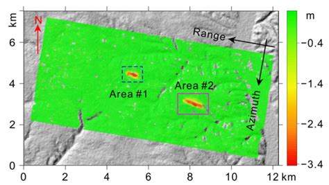 Offset Tracking Ot Derived Line Of Sight Los Deformation Map From Download Scientific