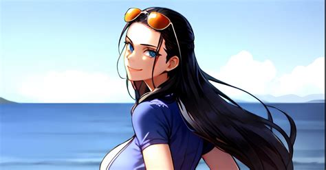 Nicorobin Onepiece Breasts Nico Robin Pixiv