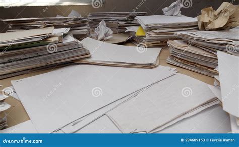 Old Handwritten Archival Paper Documents On The Table Stock Video