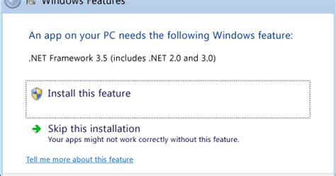 how to install framework 3 5 in windows 8 technical solution