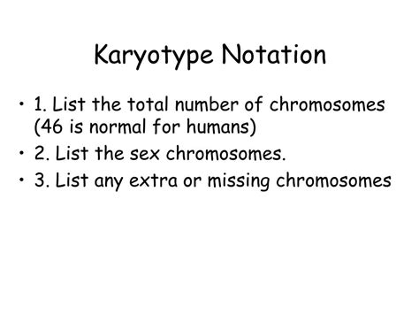 PPT Karyotype PowerPoint Presentation Free Download ID