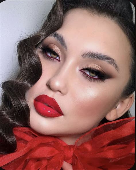 Eye Makeup Red Dress Red Makeup Looks Vintage Makeup Looks Glam