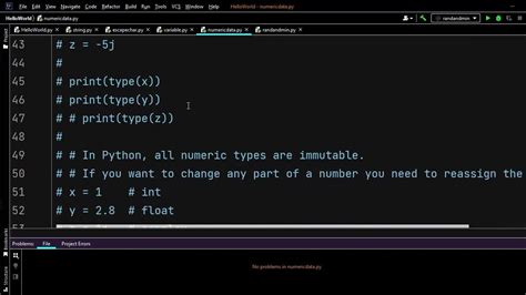Numeric Data Type In Python Youtube