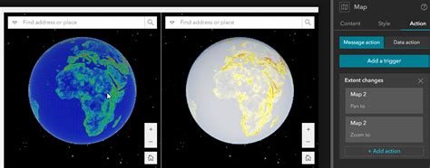 Experience Builder Trigger Action Losing The Sync Esri Community