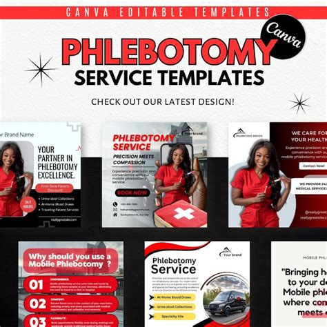 Phlebotomy Service Flyer Template Diy Medical Service Flyer