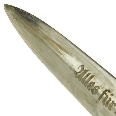 Original German Early Wwii Sa Dagger By Rare Maker Friedrich Von Der K International Military