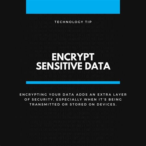 Swifttech Solutions Inc On Linkedin Tech Tip Encrypt Sensitive Data