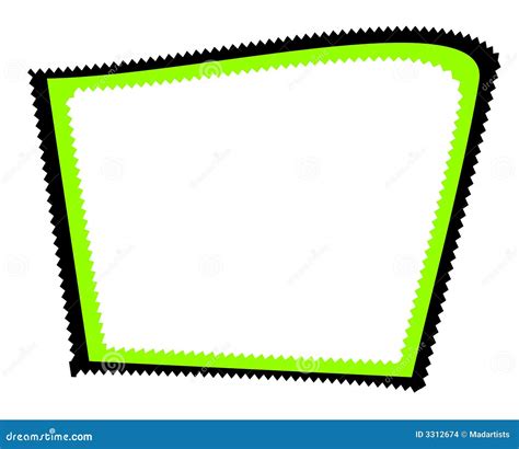 Zig Zag Abstract Shaped Border Stock Illustration Illustration Of Zags Background 3312674