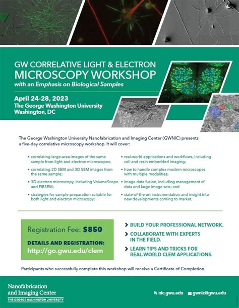 Gw Correlative Light And Electron Microscopy Workshop April 2023 Chesapeake Microscopy And