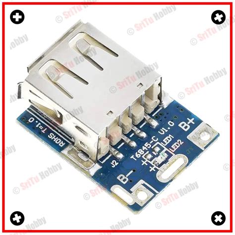 5V 1A Boost Step Up Power Module Lithium LiPo Battery Charging Protection Board SriTu Hobby