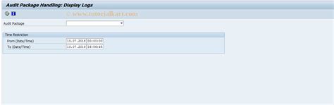 IWP LOG DISPLAY SAP Tcode Display Logs