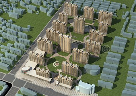 豪华的法式排屋3d模型下载 Cg爱好者网免费cg资源ae模板3d模型分享平台