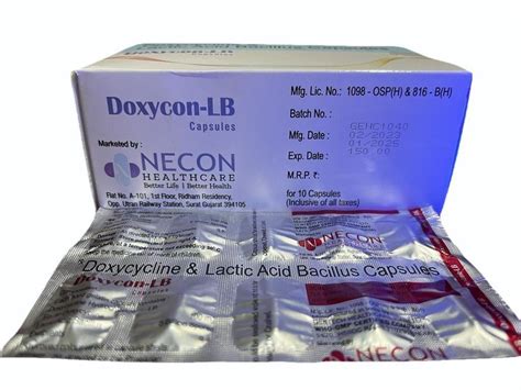 Doxycon Lb Capsule At Rs 240 Box Antibiotic In Surat Id 23179514991
