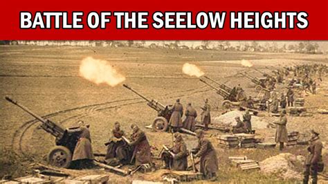 The Last Stand Of The Wehrmacht Battle Of The Seelow Heights 1945
