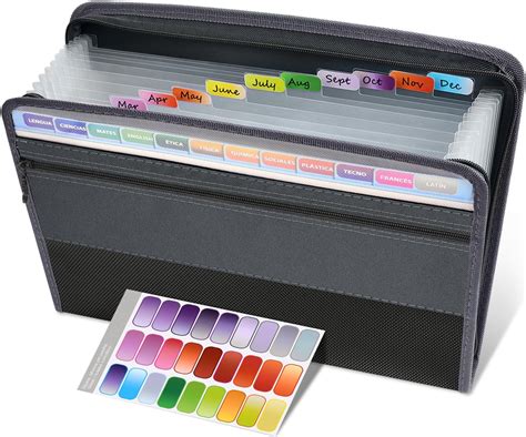 Accordion File Folder Monthly At Virginia Lyman Blog