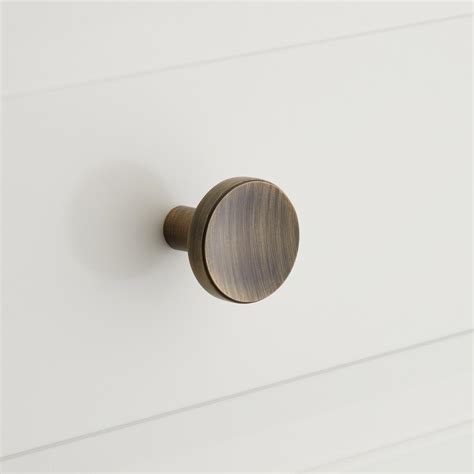 24 Covello Solid Brass Appliance Pull Antique Brass Signature Hardware