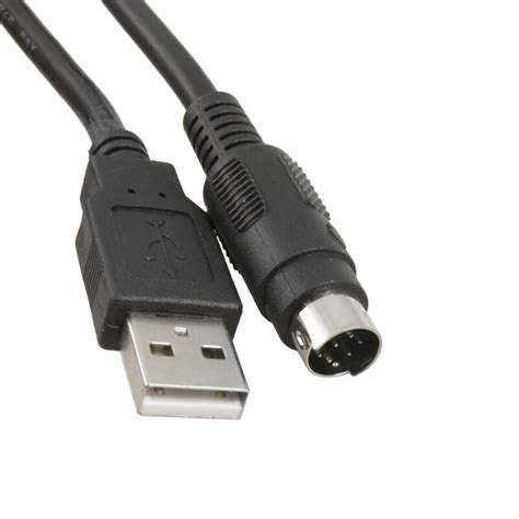2 5M USB To RS422 PLC Programming Cable For Mitsubishi USB SC09 FX MechBlock