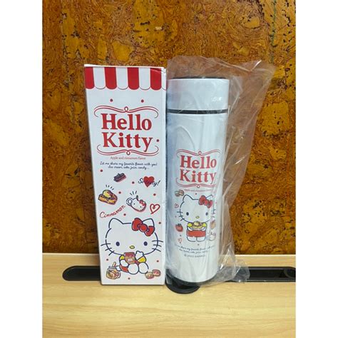 現貨 正版 三麗鷗 Hello Kitty 智能測溫保溫瓶 Kitty 保溫杯 保溫瓶 蝦皮購物