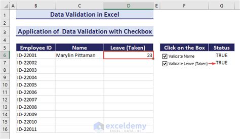 Data Validation In Excel A Complete Guideline Exceldemy