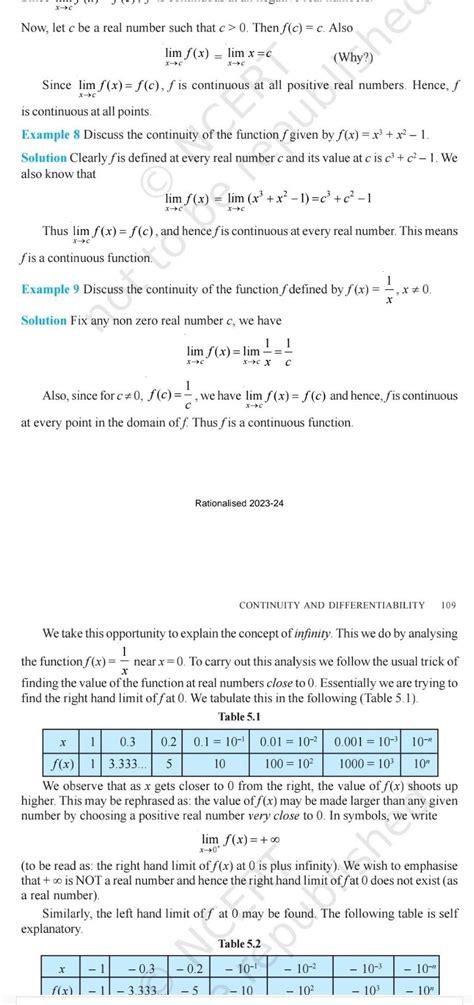 Answered X C Now Let C Be A Real Number Such That C 0 Then F C C Also