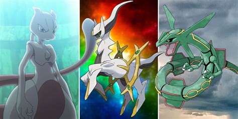 Pokemon The 10 Strongest Legendary Pokemon Ranked According To Their