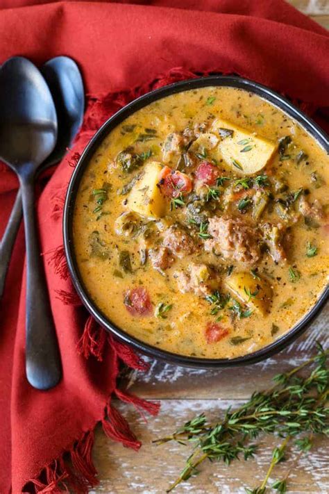 Creamy Potato Soup With Italian Sausage Mantitlement