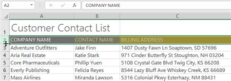 Excel Modifying Columns Rows And Cells