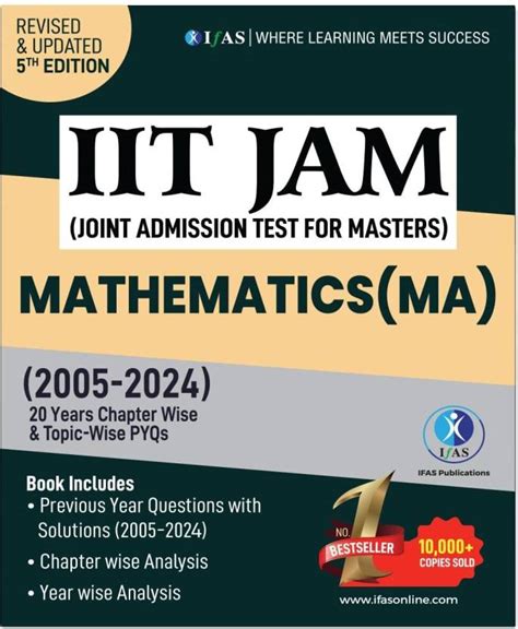 Iit Jam Mathematics Pyq Book Previous Year Solved Papers 2025 Topic Wise Sorted With