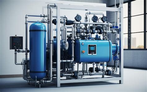 Premium Photo Water Recycling System White Backdrop