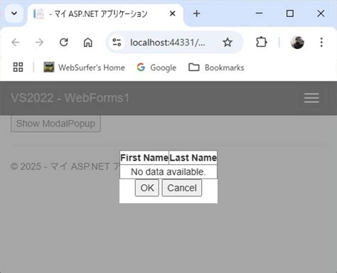 How To Initialize Gridview Inside A Modal Popup Using Ajaxcontrolkit