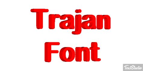 Trajan Font Font Animated  Logo Designs